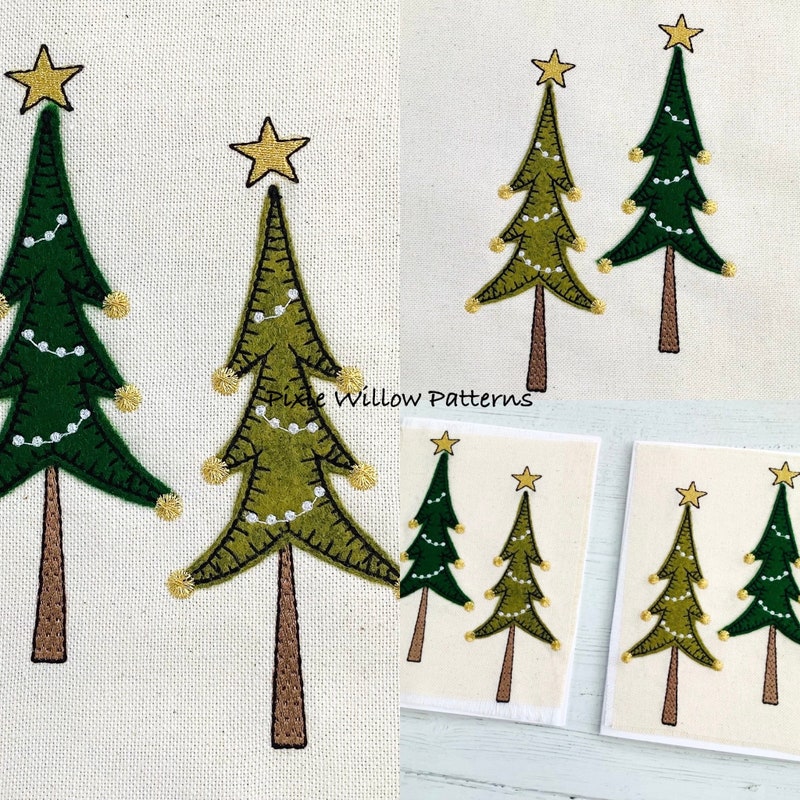 Tree Applique - Etsy