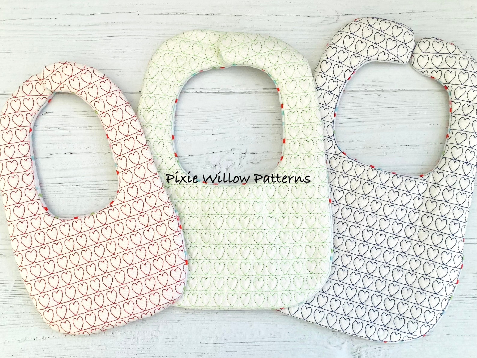 ITH Baby Gift Set 4 Patterns. Bib Re-usable Wipe Burp Cloth - Etsy