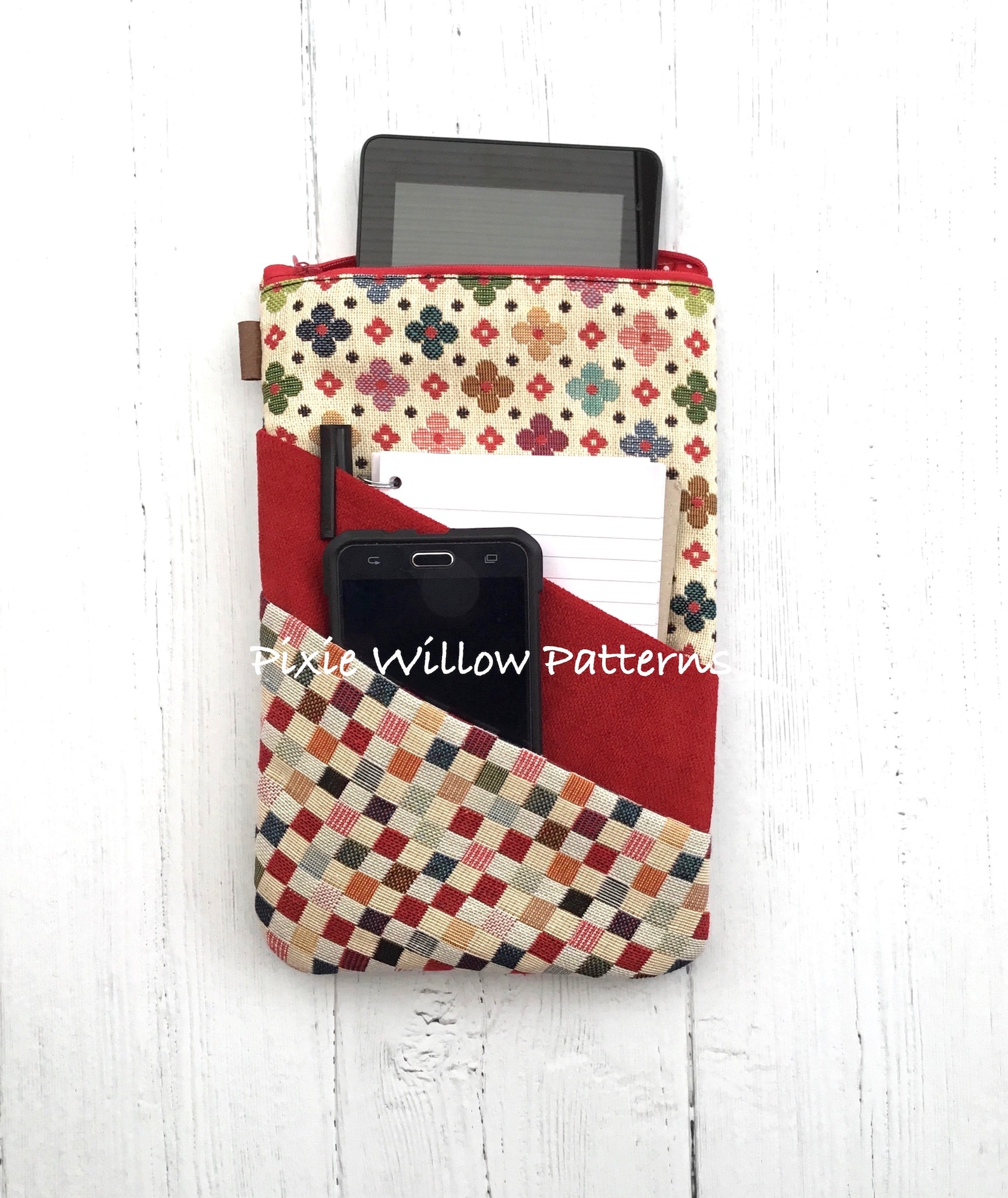 ITH Zipper Bag, Fully Lined With 2 Slanted Front Pockets. for 5x7, 6x10 ...