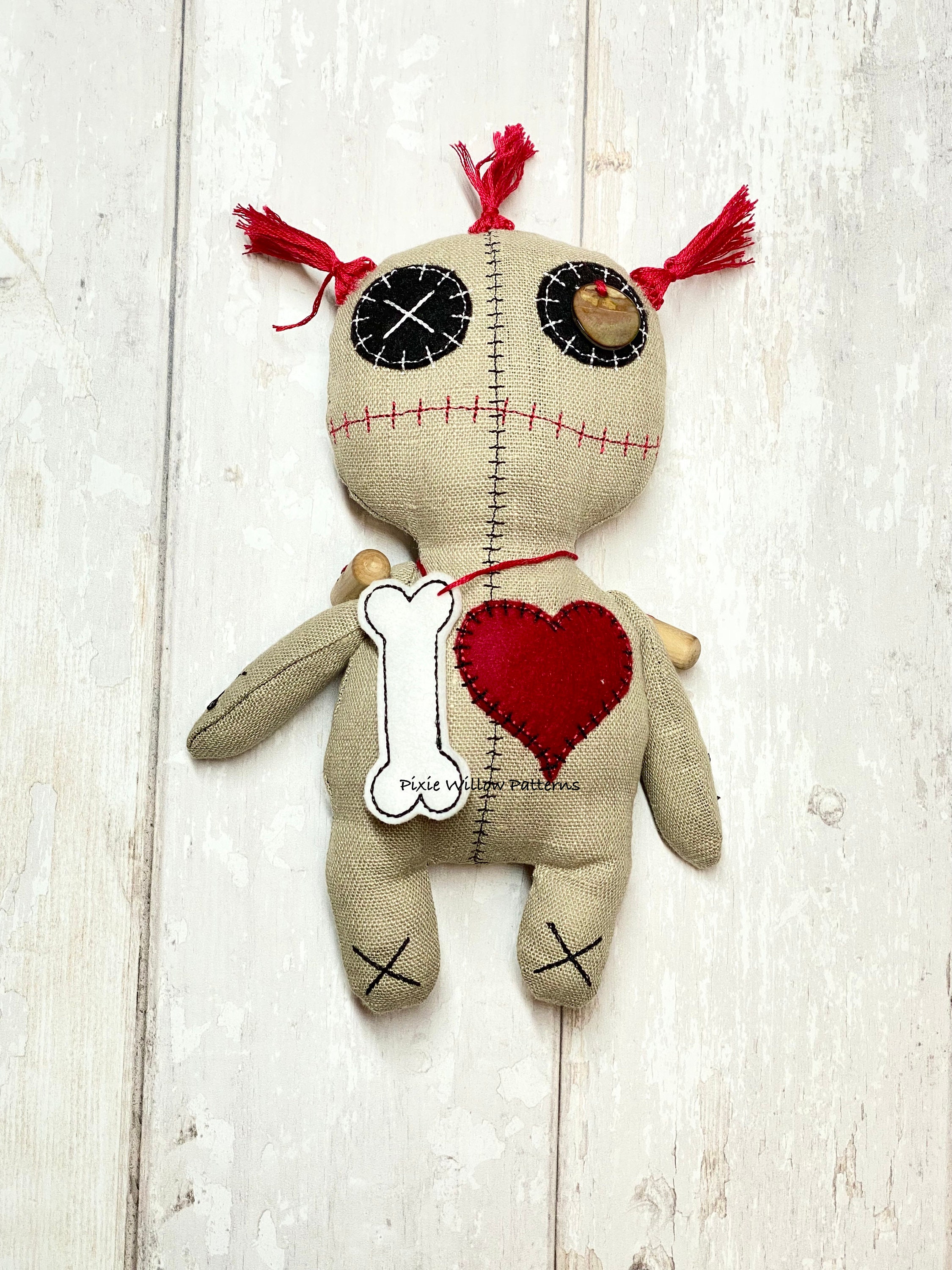 ITH Voodoo Doll Stuffie / in the Hoop Double-sided Zombie Doll - Etsy