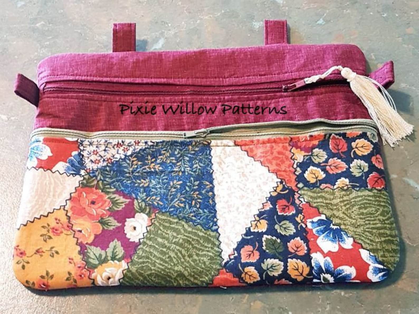 In the Hoop Double Front Pocket Zipper Bag Design. ITH Bag for - Etsy