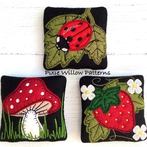 In the Hoop Pin Cushion Pattern. Set of 3 Embroidery Machine Pin ...