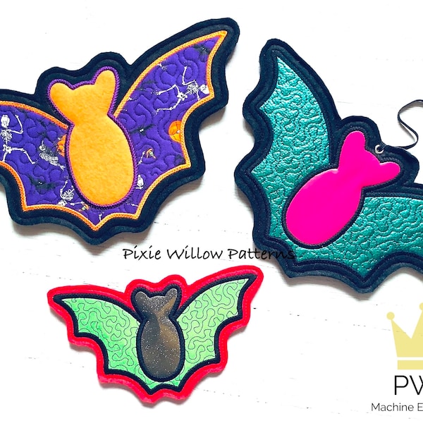 Bat Applique - Etsy