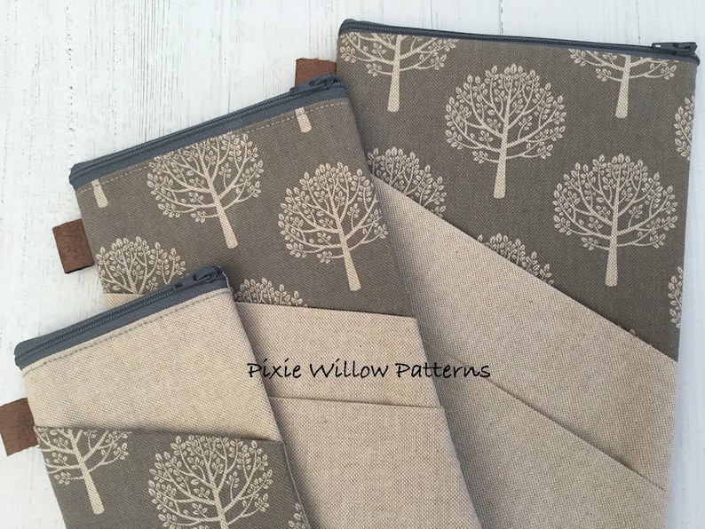 ITH Zipper Bag, Fully Lined With 2 Slanted Front Pockets. for 5x7, 6x10 ...