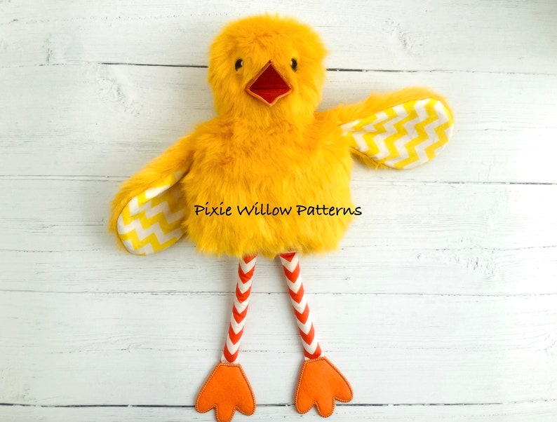 ITH Chick Stuffie: Machine Embroidery Pattern (for 6x10 & 8x12 Hoops ...