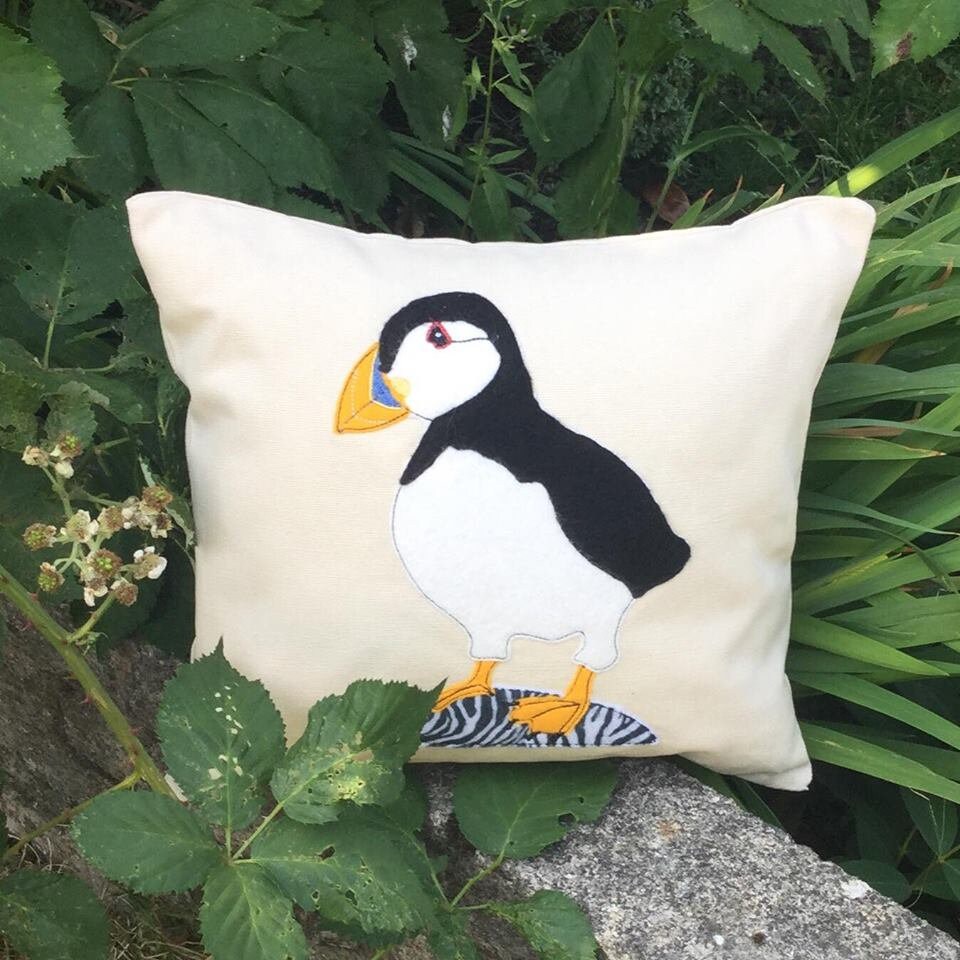ITH Raw Edge Applique Puffin Machine Embroidery Pattern by | Etsy UK