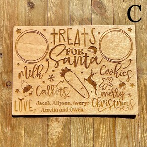 Personalized Christmas Décor | Santa Snack Tray | Santa Plate | Santa ...