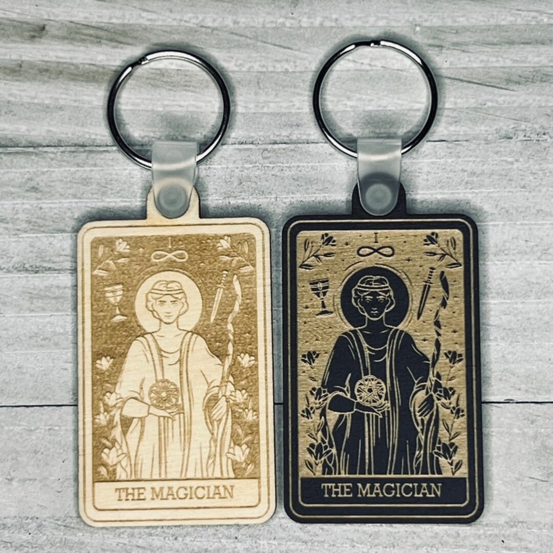 1 | the Magician Tarot Card Keychain | Major Arcana | Divination - Etsy