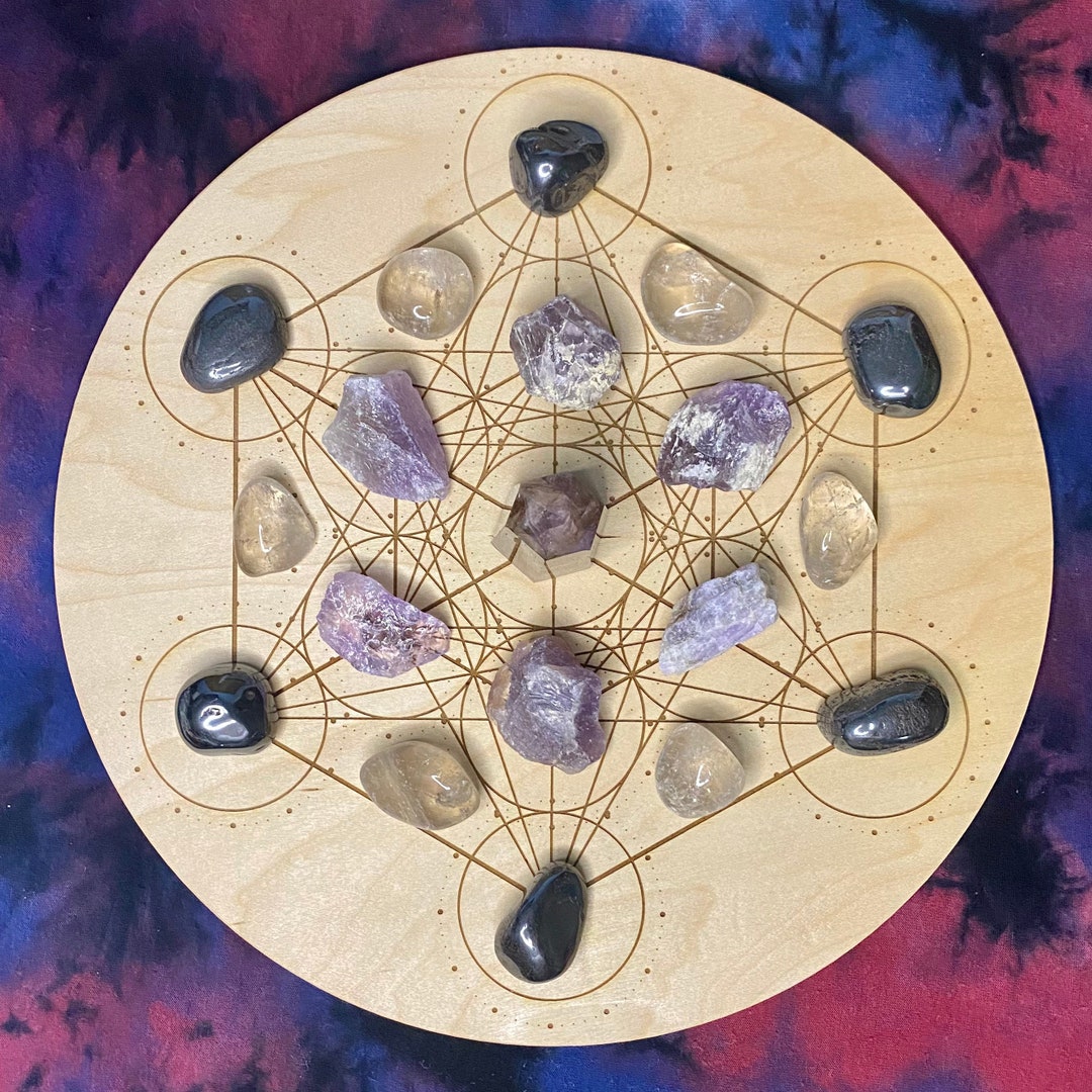 Metatron’s Cube Crystal Grid - Etsy