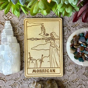 Morrigan Deity Card - Etsy
