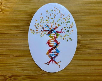 DNA, DNA Sticker, Science, Science Sticker, Laptop Sticker, Bumper ...