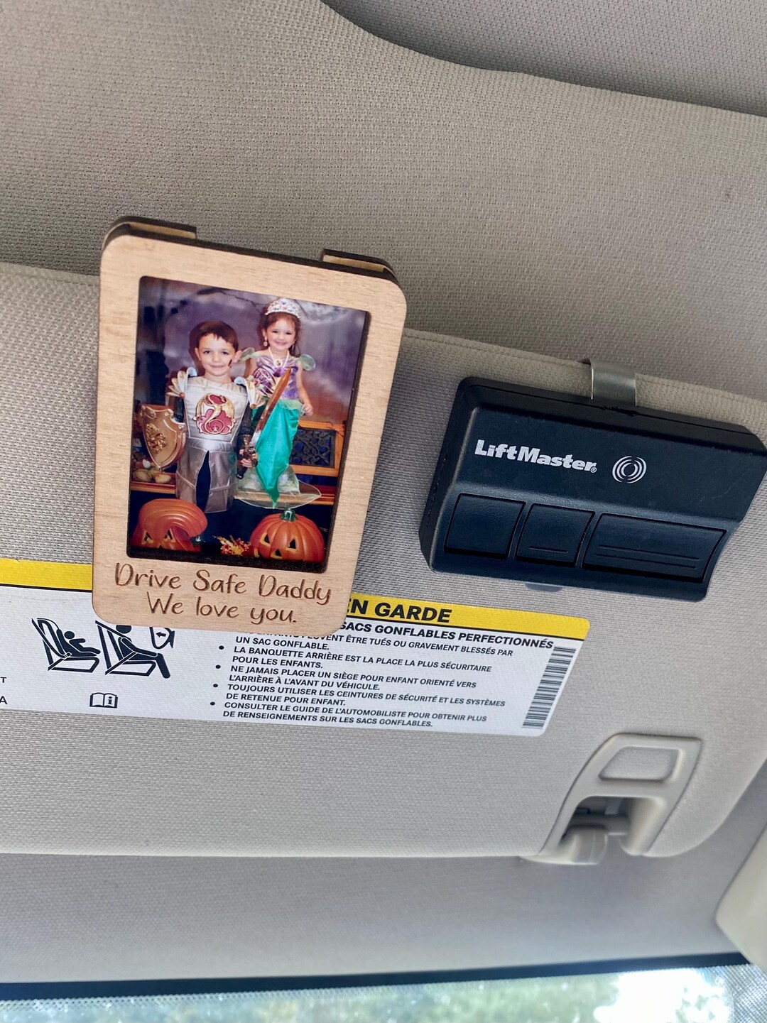 Personalized Picture Frame | Custom Photo Car Visor Clip | Car ...