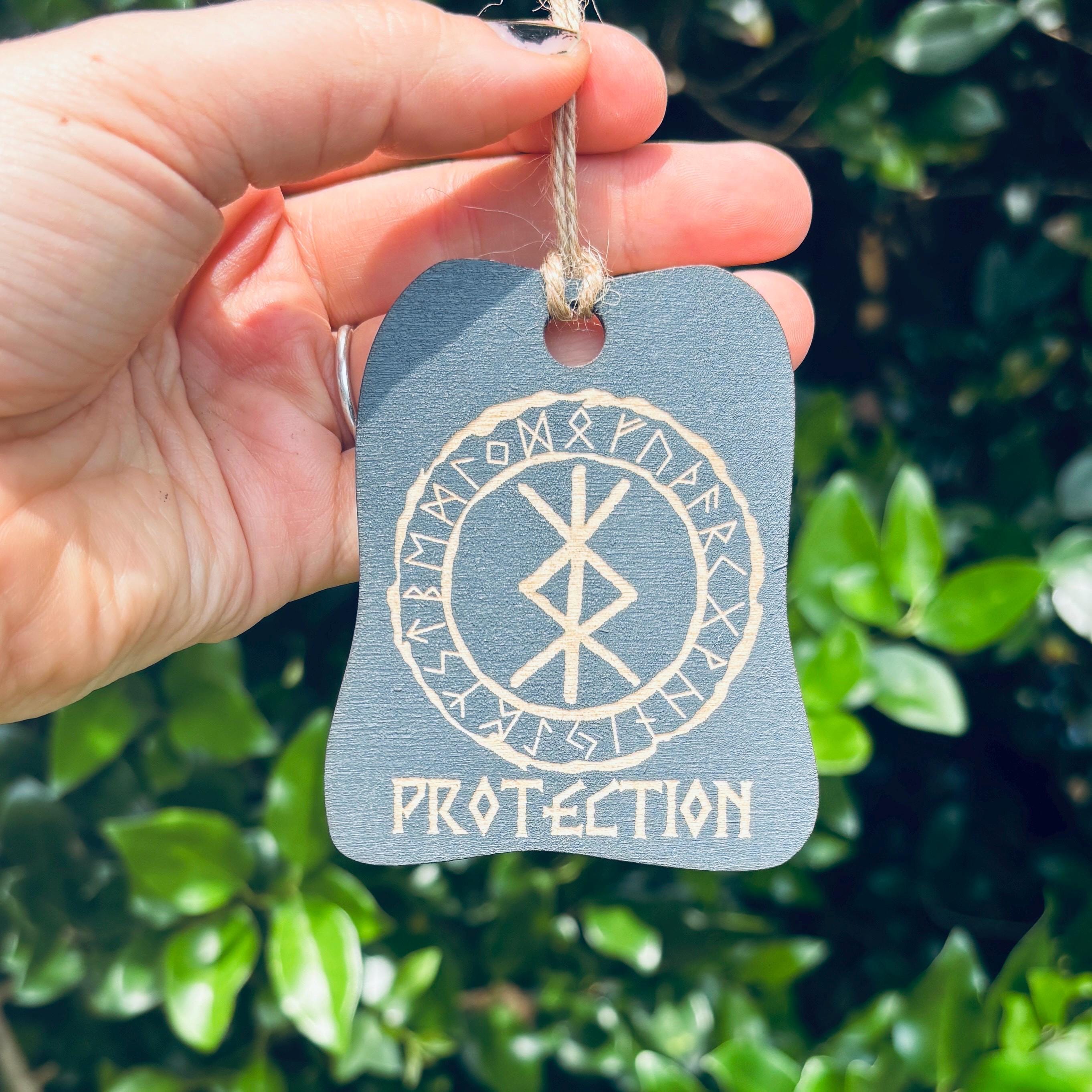 Wooden Rune Tag | Rune Ornaments | Rune Talisman | Protection, Love ...