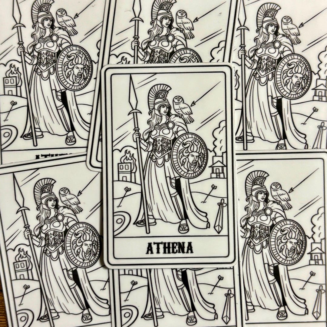 Athena Sticker | Athena Magnet - Etsy Singapore