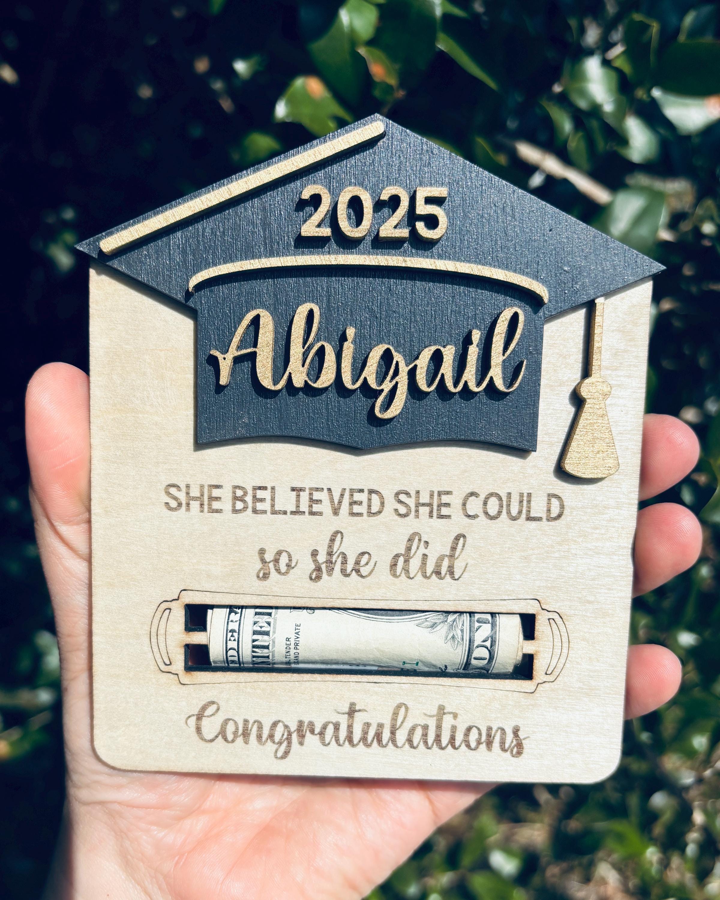 Graduation Money Holder | Personalized Graduation Money Stand | 2026 ...