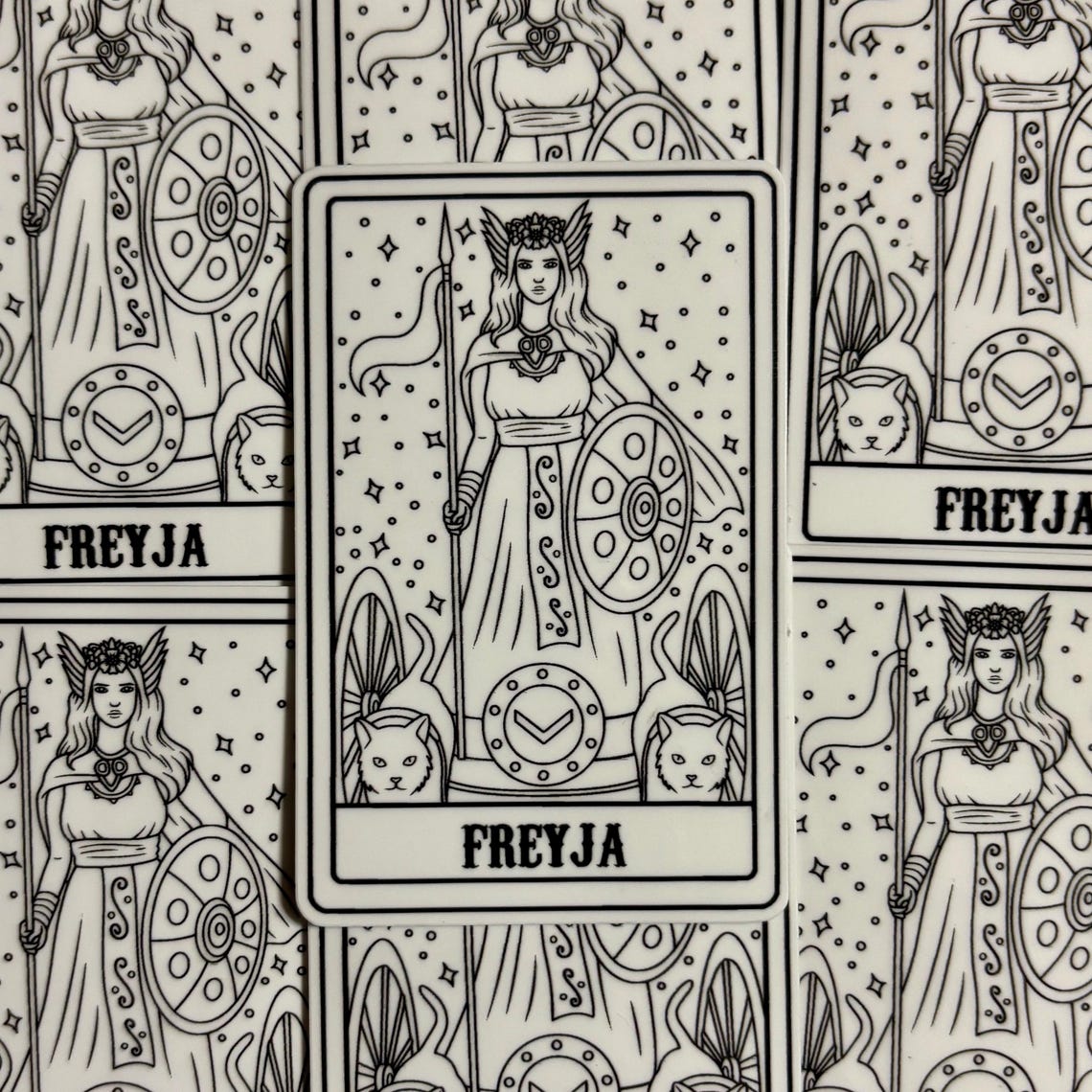 Freyja Sticker | Freyja Magnet - Etsy