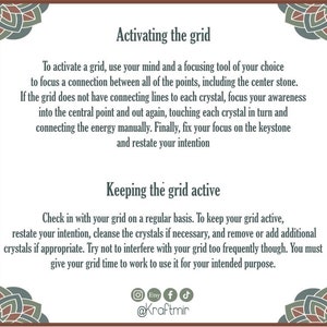 Flower of Life Crystal Grid - Etsy