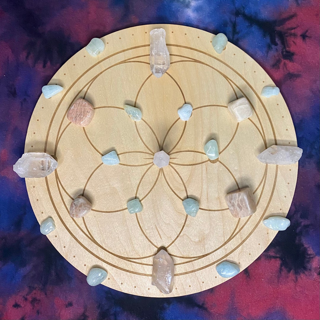 Seed of Life Crystal Grid - Etsy