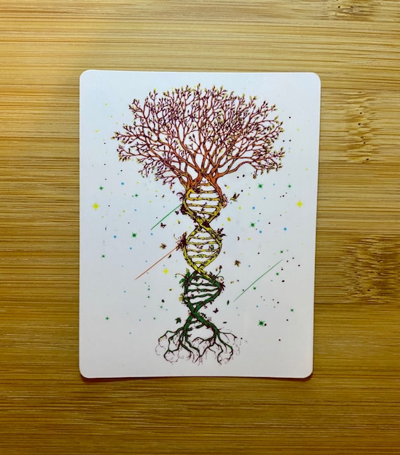 DNA Tree Sticker / Magnet | Etsy