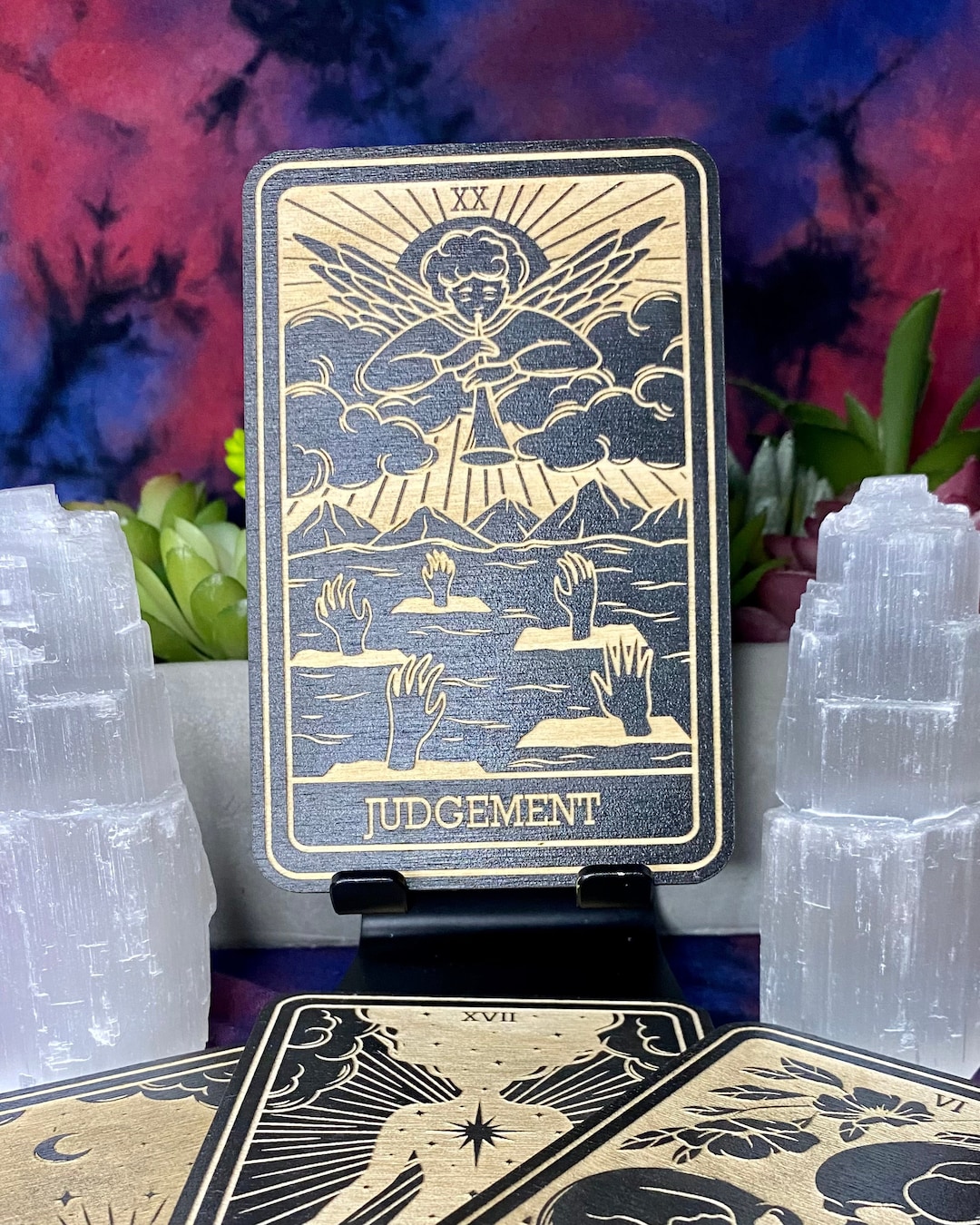 20 | Judgement Tarot Card | Major Arcana | Mystic Wooden Major Arcana ...