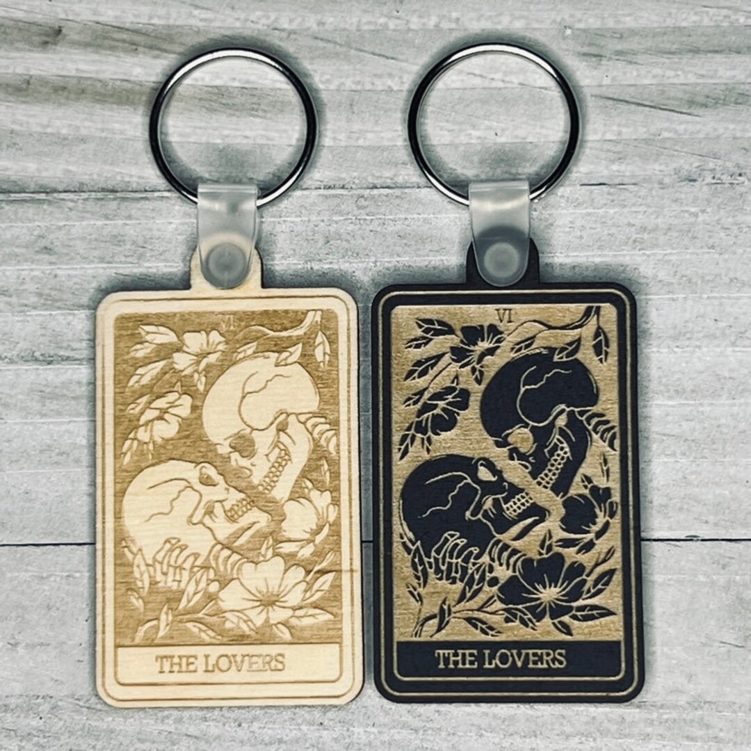 6 | the Lovers Tarot Card Keychain | Major Arcana | Divination - Etsy