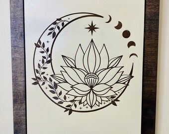 Lotus Wall Art - Etsy