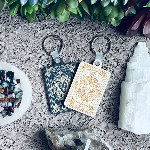 Leo Keychain - Etsy