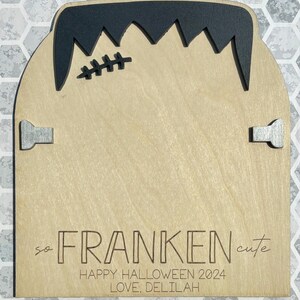 So Franken Cute Halloween Handprint Sign Halloween Foot / Hand Sign ...