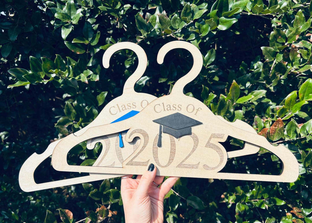 2025 Graduation Coat Hanger | Grad Coat Hanger With Custom School Color ...