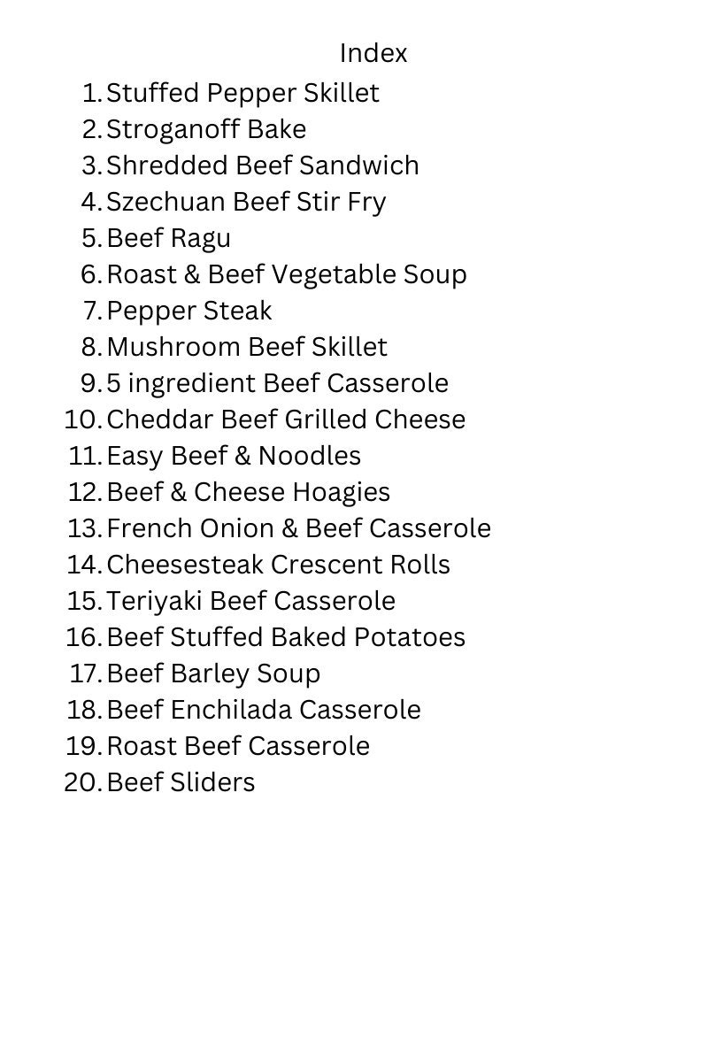 Suttonsdaze Canned Beef Recipe Collection - Etsy