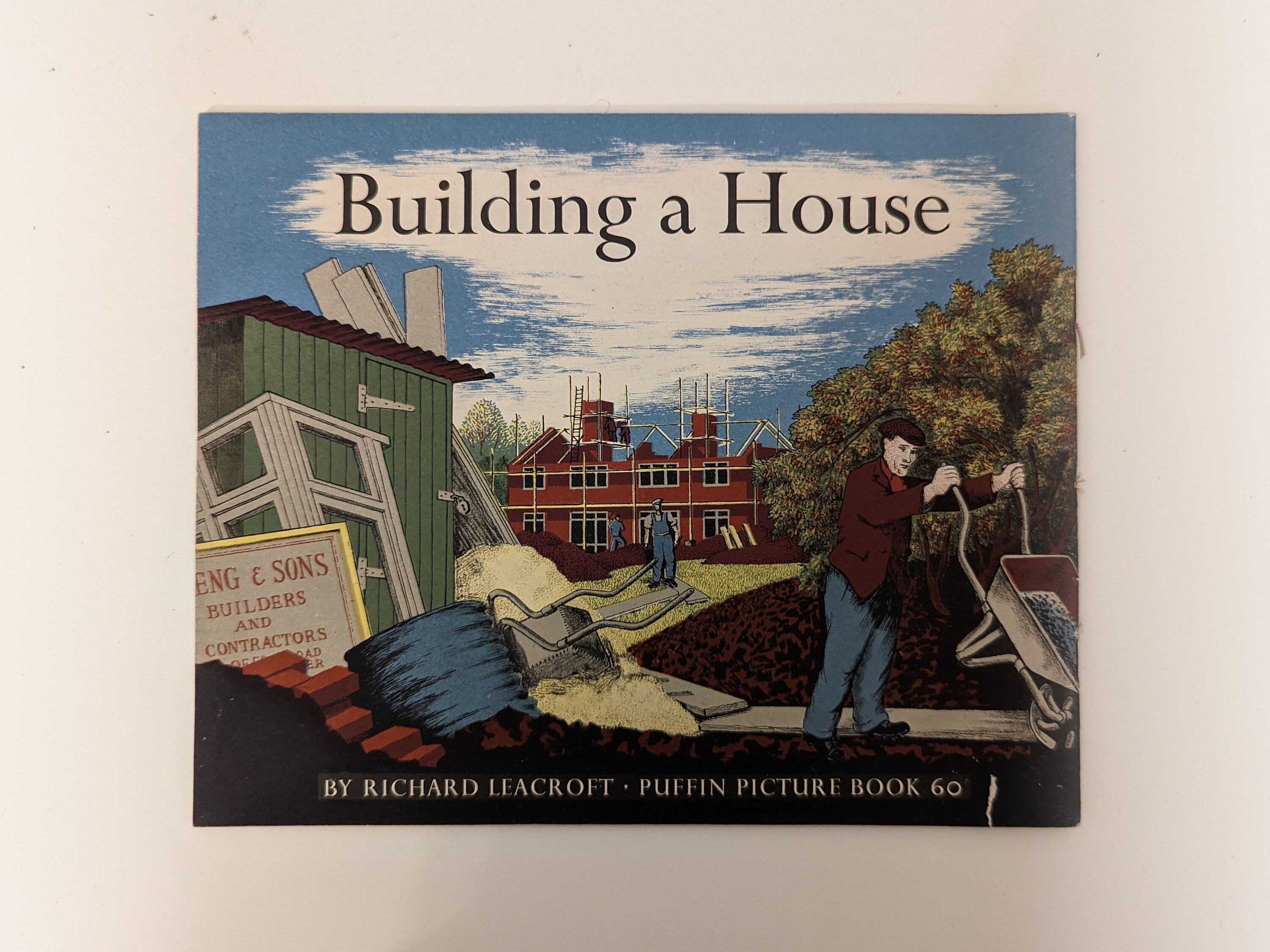 Richard Leacroft - Building a House - Kids Puffin Picture Book Vintage ...