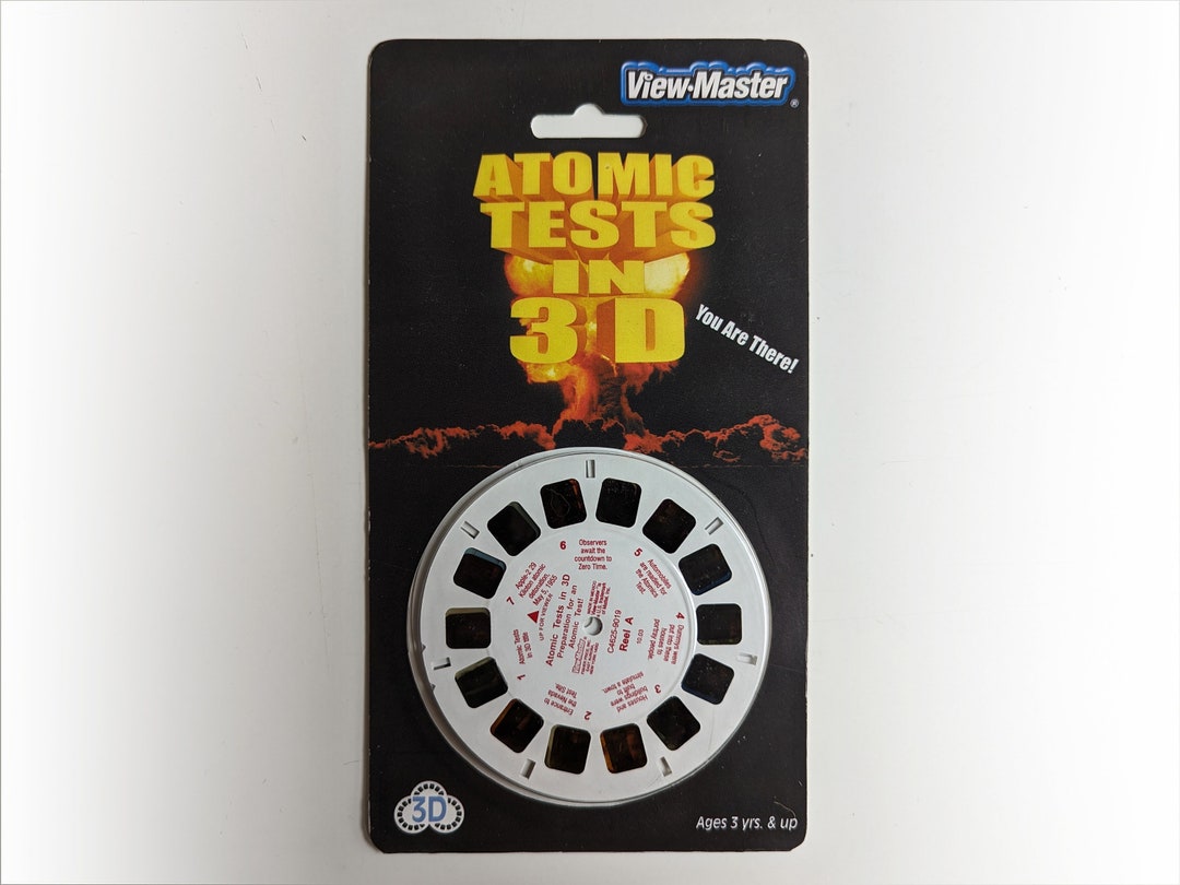 Viewmaster Atomic Tests in 3D 3 Reels With Booklet Nuclear Cold War ...