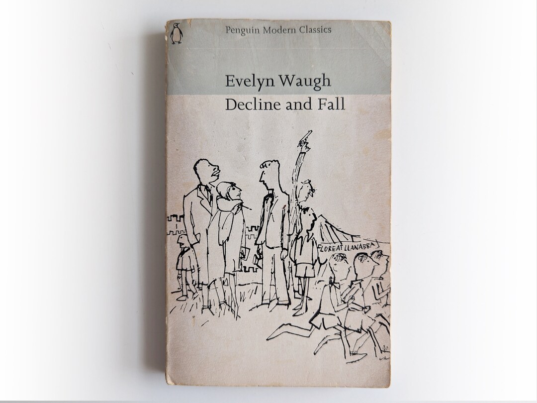 Evelyn Waugh - Decline and Fall - Penguin Vintage Paperback Book - 1968 ...
