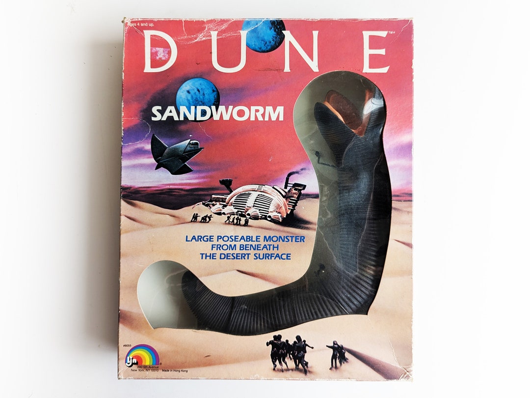 Dune - Sandworm - Action Figure - Vintage Sci-fi TV Toy - Etsy