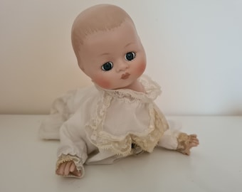 Vintage Tinplate and Plastic Japanese Clockwork Toy Doll. Walks! - Etsy