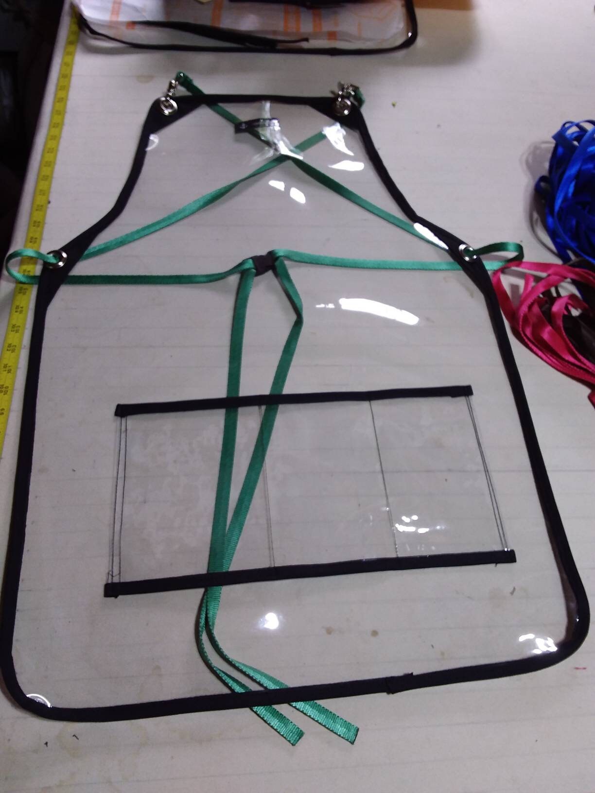 Clear Vinyl Apron | Covid-19 Apron | Customizable