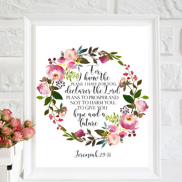 Jeremiah 29 11 - Etsy