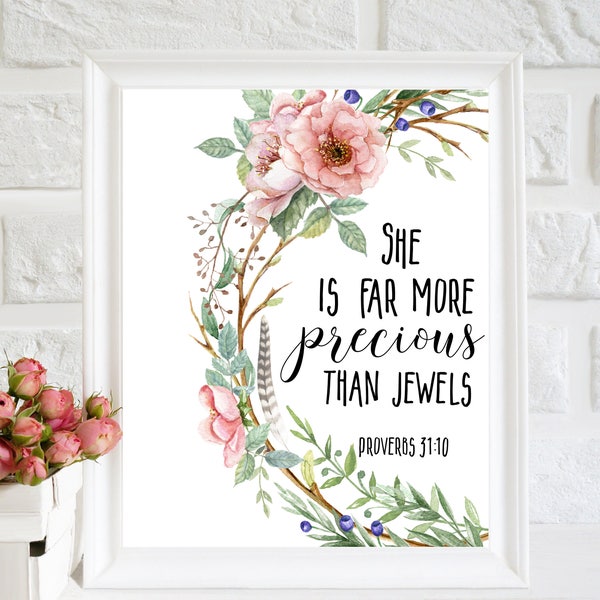 She is Far More - Etsy