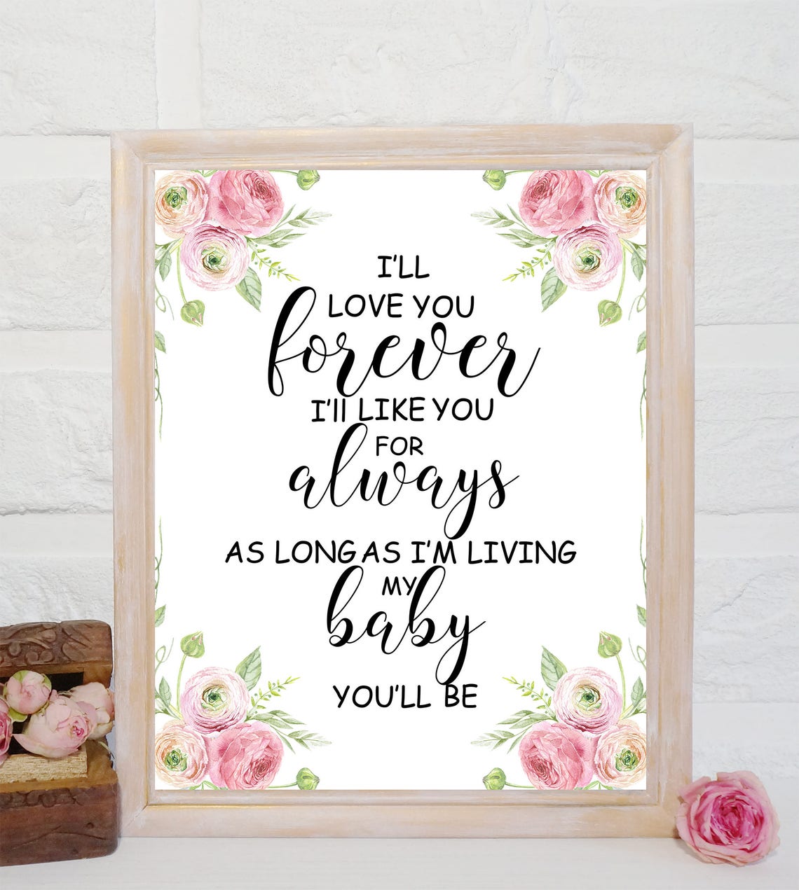 I'll Love You Forever I'll Like You for Always as Long - Etsy