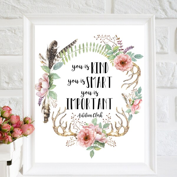 You is Kind You is Smart - Etsy