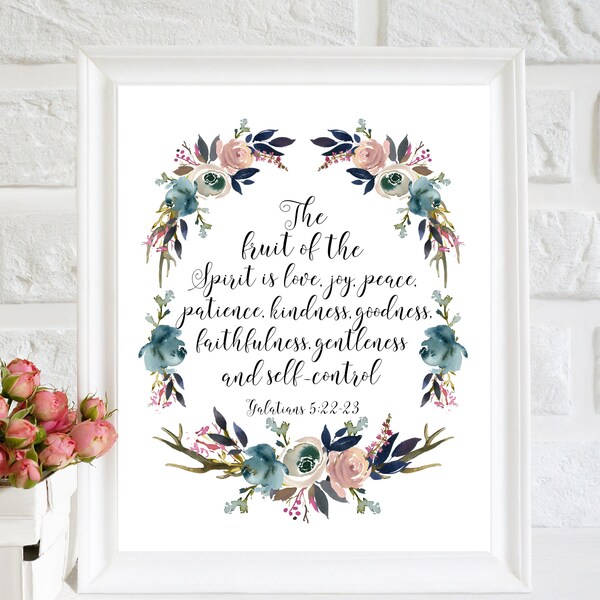 Galatians 5 22 23 - Etsy