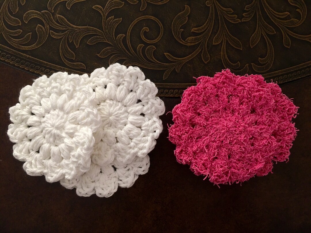 Crochet Flower Scrubbies - Etsy