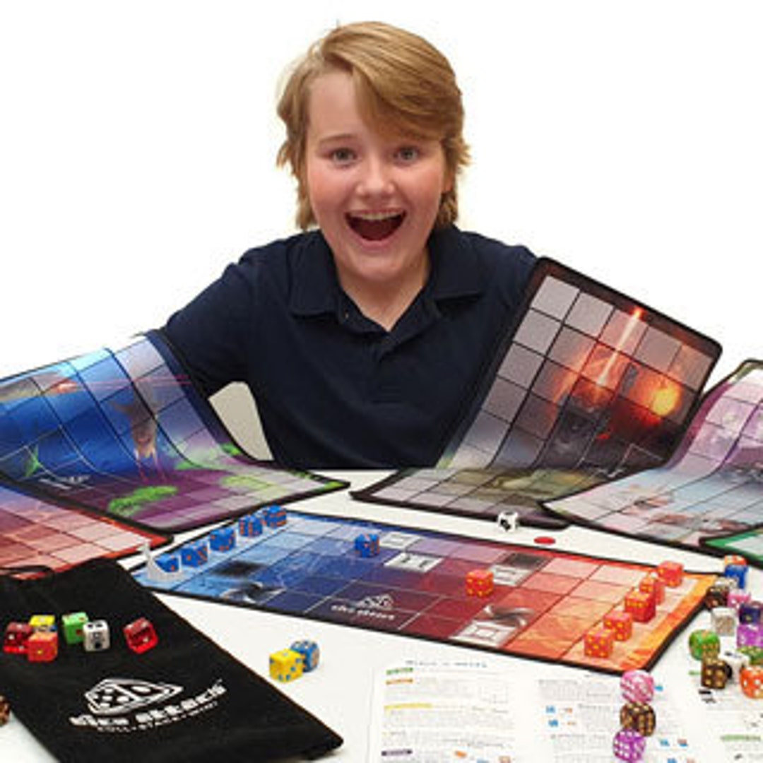 Buy DICE ATTACK Board Game Dice Game Roll Stack Win Crazy Fun Board ...