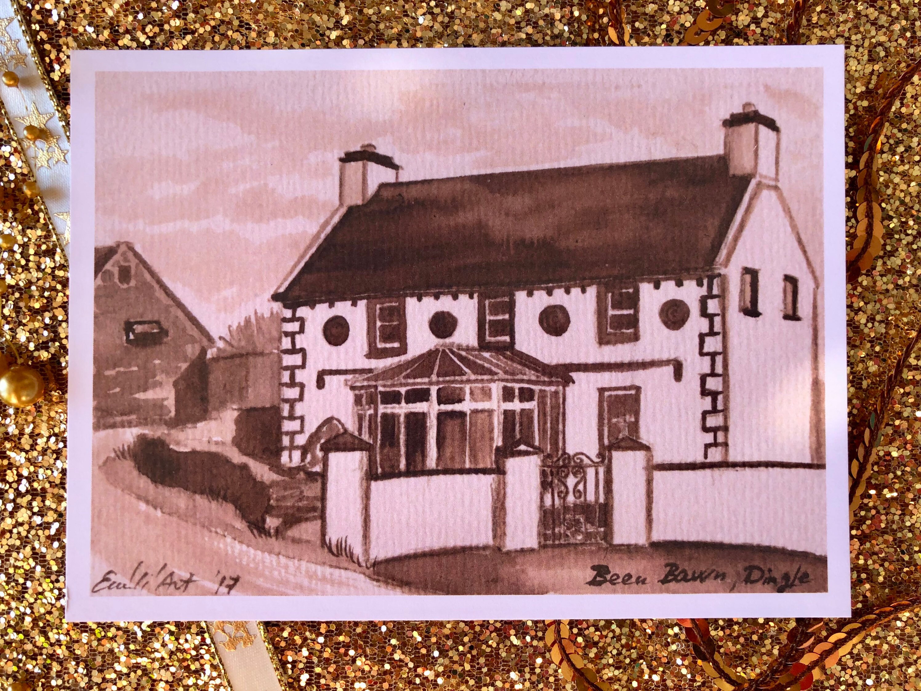 Irish Heritage Drawings & Paintings Cottages and Houses for Order - Etsy