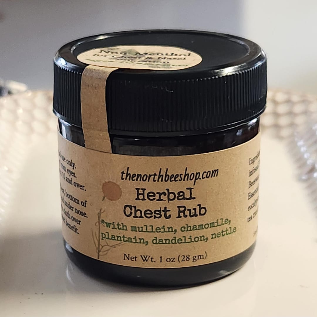 Herbal Chest Rub Non-menthol Chest and Nasal Congestion - Etsy