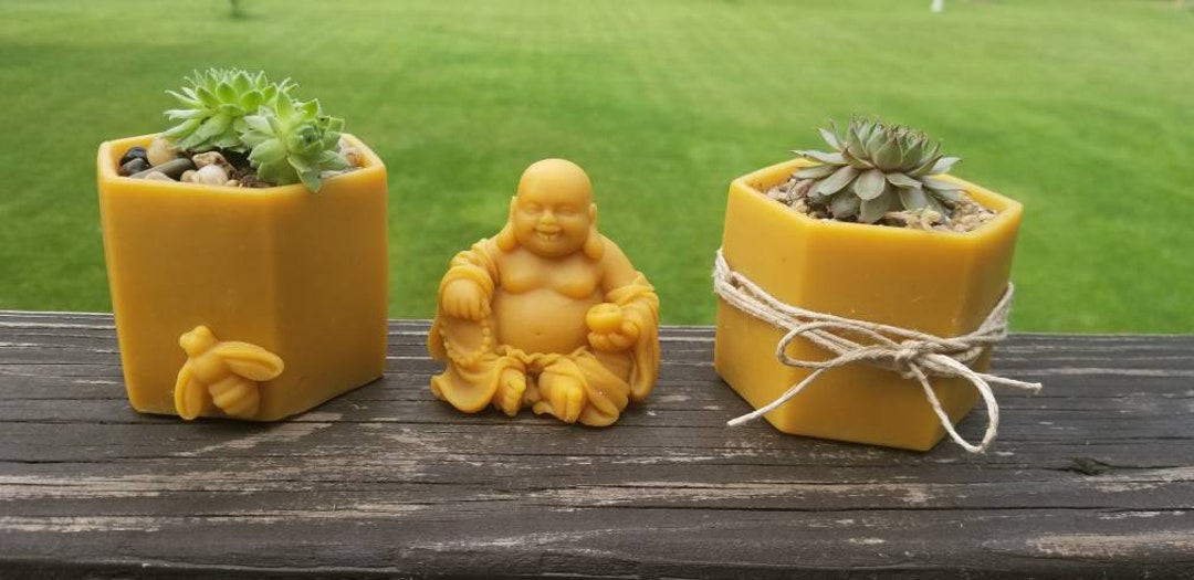 Buddha Zen Good Luck Beeswax Honey Buddha Honeycomb Buddha Scented ...