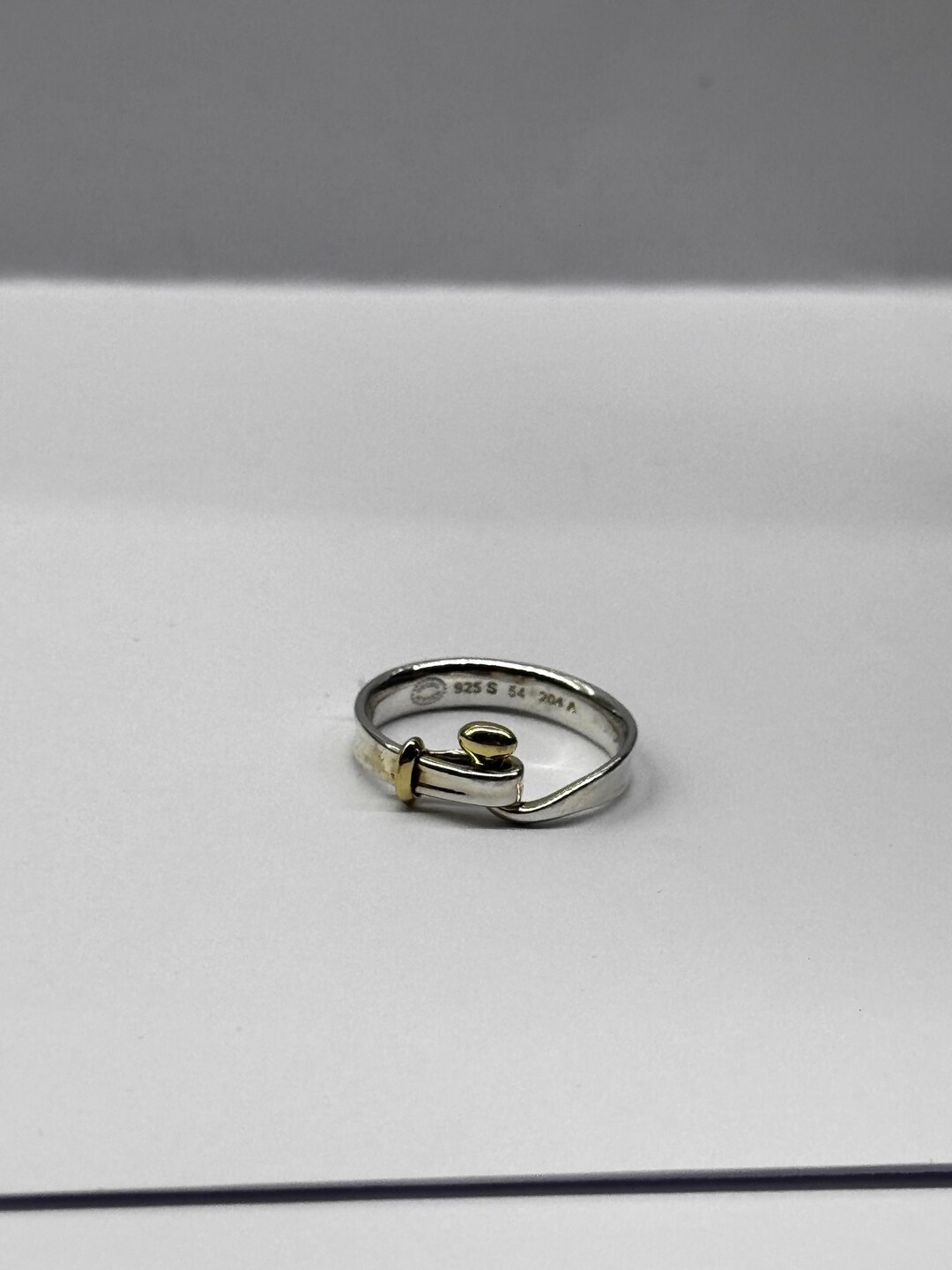 Georg Jensen TORUN Ring Silver With Yellog Gold Details / Size 54 - Etsy