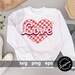Retro Love Svg, Png, Eps. Heart Love Svg, Valentines Day Svg Print for ...