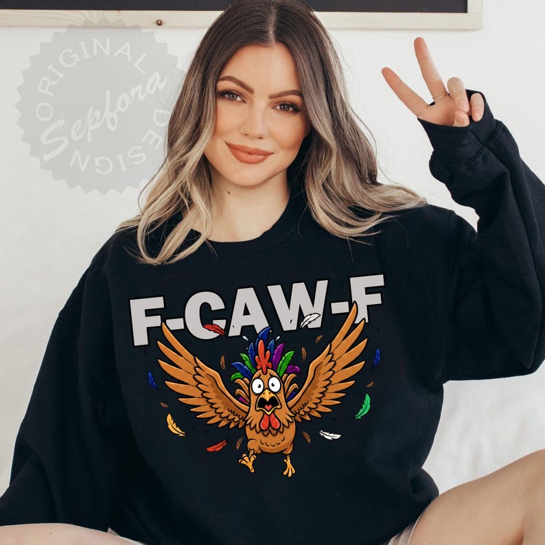 F-CAW-F Screaming Chicken PNG for Sublimation & T-shirt Print (5000x5000 Px) - Etsy