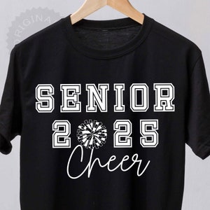 Cheer Senior 2025 Svg, Cheer Senior Png. Senior 2025 Shirt, T-shirt ...